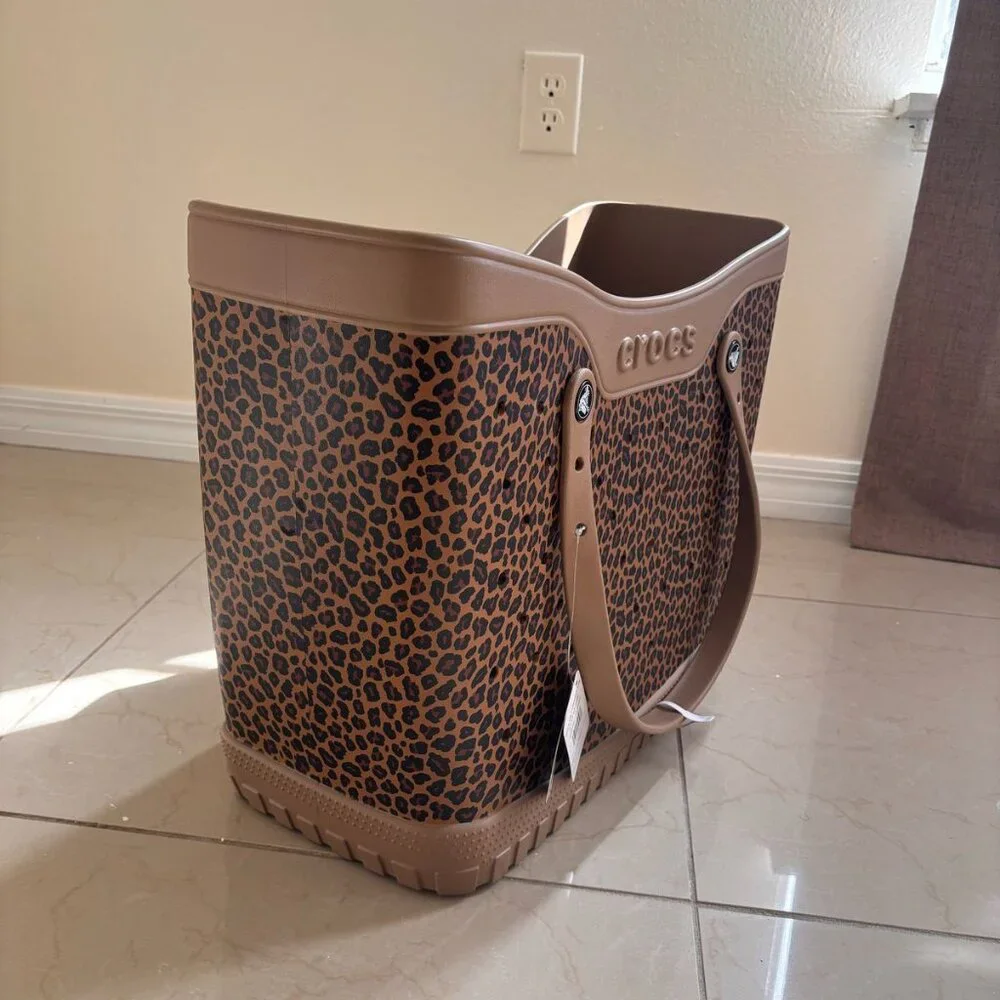 CROCS | Bags | Crocs Leopard Large Tote Nwt | Poshmark